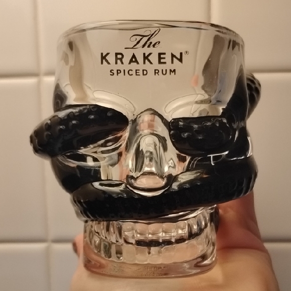 Kitchen | Kraken Spiced Rum Skull Glass | Poshmark